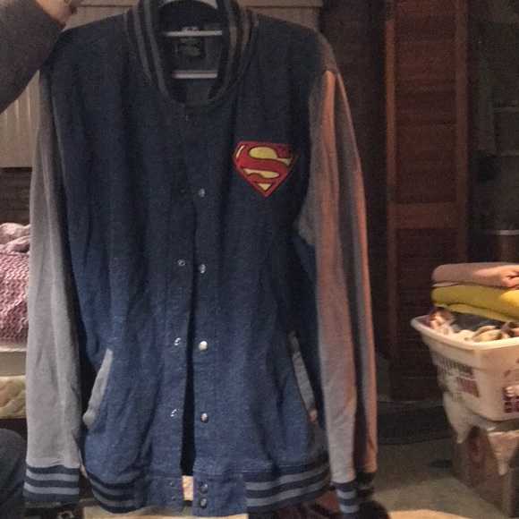 DC Comics | Tops | Superman Dc Comics Jacket | Poshmark